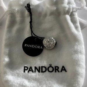 Pandora | Jewelry | Pandora Sterling Silver Pav Sphere Charm | Poshmark